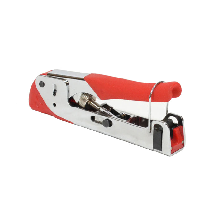 Adjustable Compression Tool – RG59, RG6, BNC & RCA Coax Cable Crimper ...